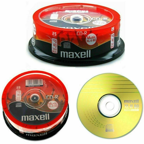 Maxell Digital Audio Blank CD CD-R XL-II - 25 Spindle Pack www.cvbmedia ...
